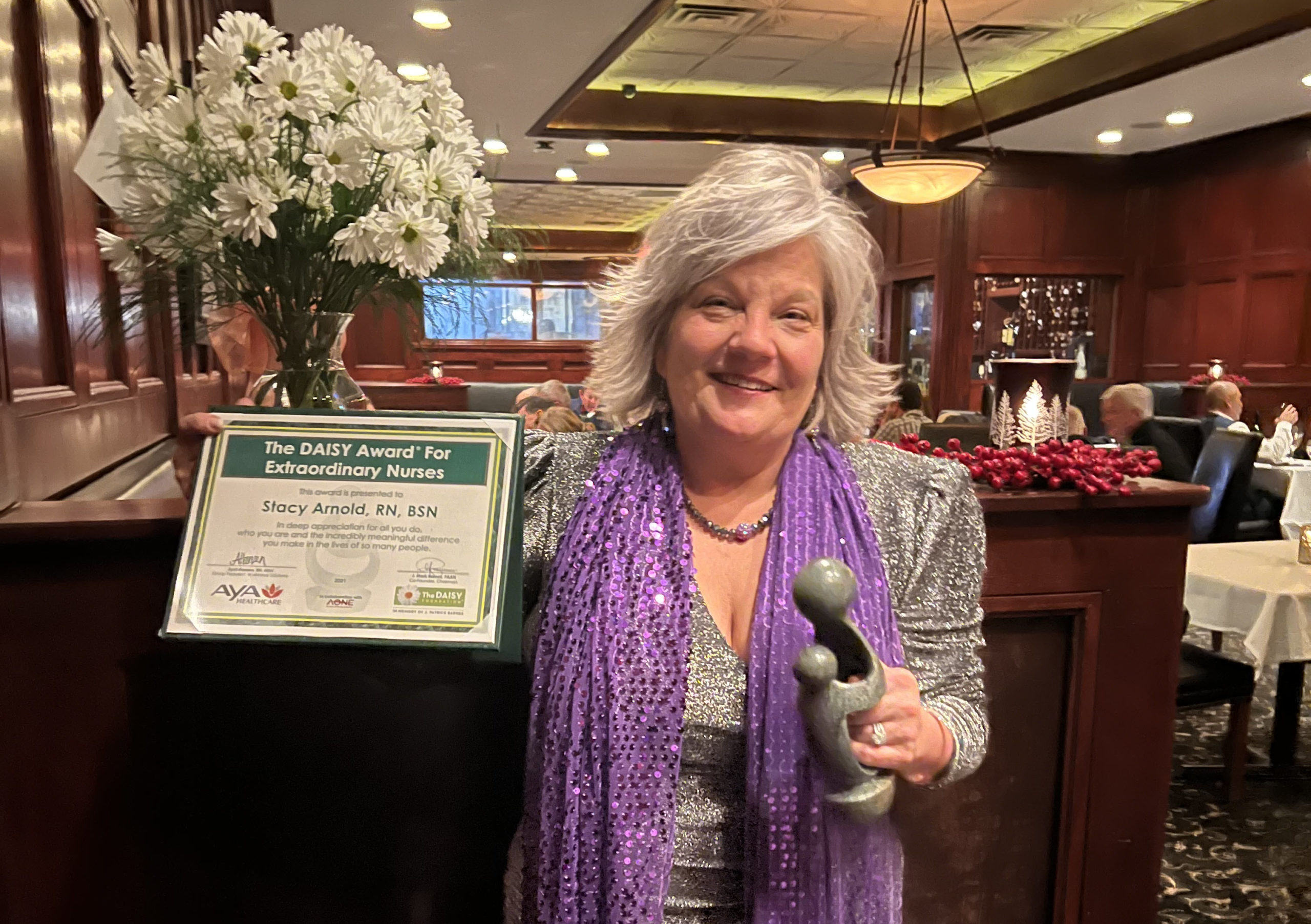 Stacy Arnold’s DAISY Award | Aya Healthcare